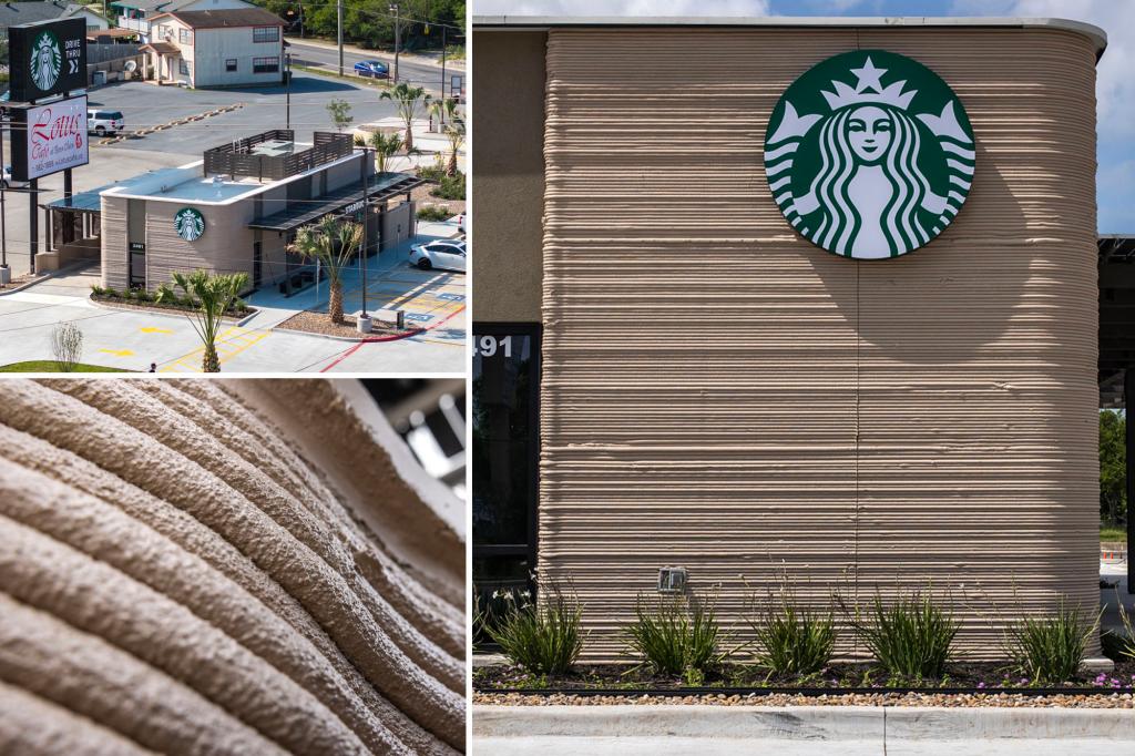 Starbucks Opens First 3D Printed 1,400-Square-Foot Drive-Thru Store in ...