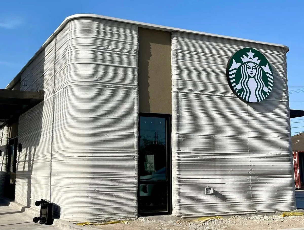 Starbucks Opens First 3D-Printed Drive-Thru Store in Texas, Costs More ...