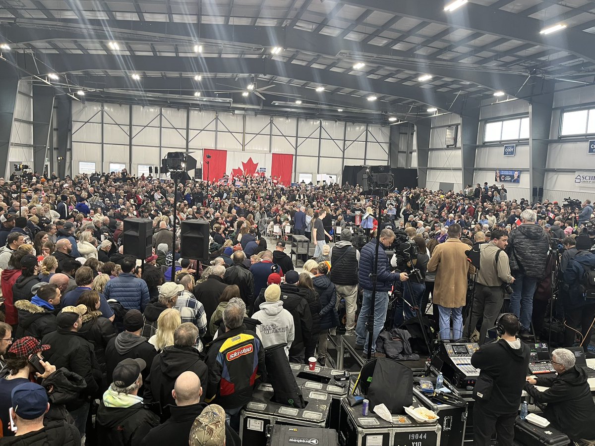 Stephen Harper Endorses Pierre Poilievre at Edmonton Rally with 15,000 ...