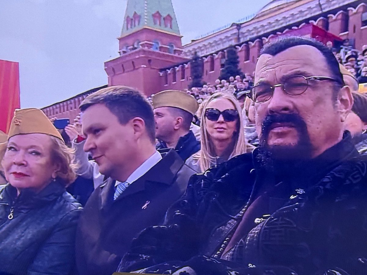 Steven Seagal and Emir Kusturica Attend Moscow Victory Day Parade ...