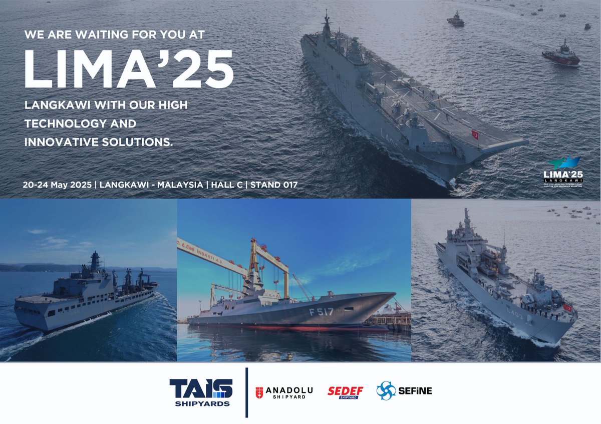 STM to Unveil New Multi-Purpose Naval Design at LIMA 2025 in Langkawi, May 20-24 | DeepNewz Malaysia