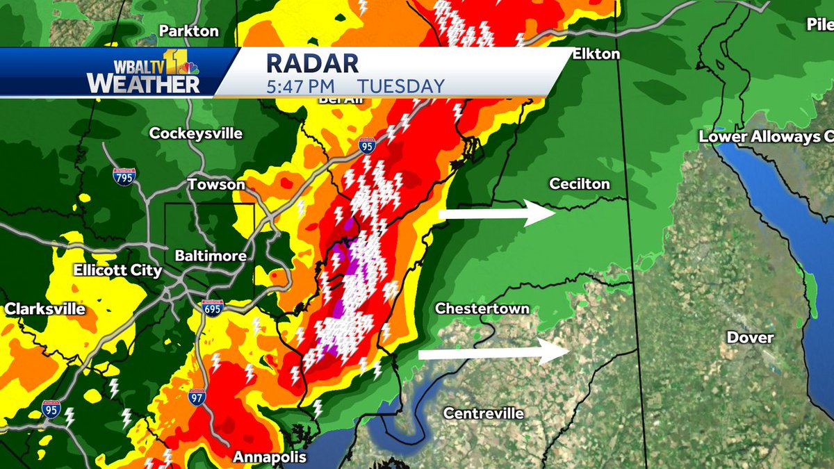 Strong Storms With 60+ MPH Gusts, Tornado Warning Near D.C., and ...