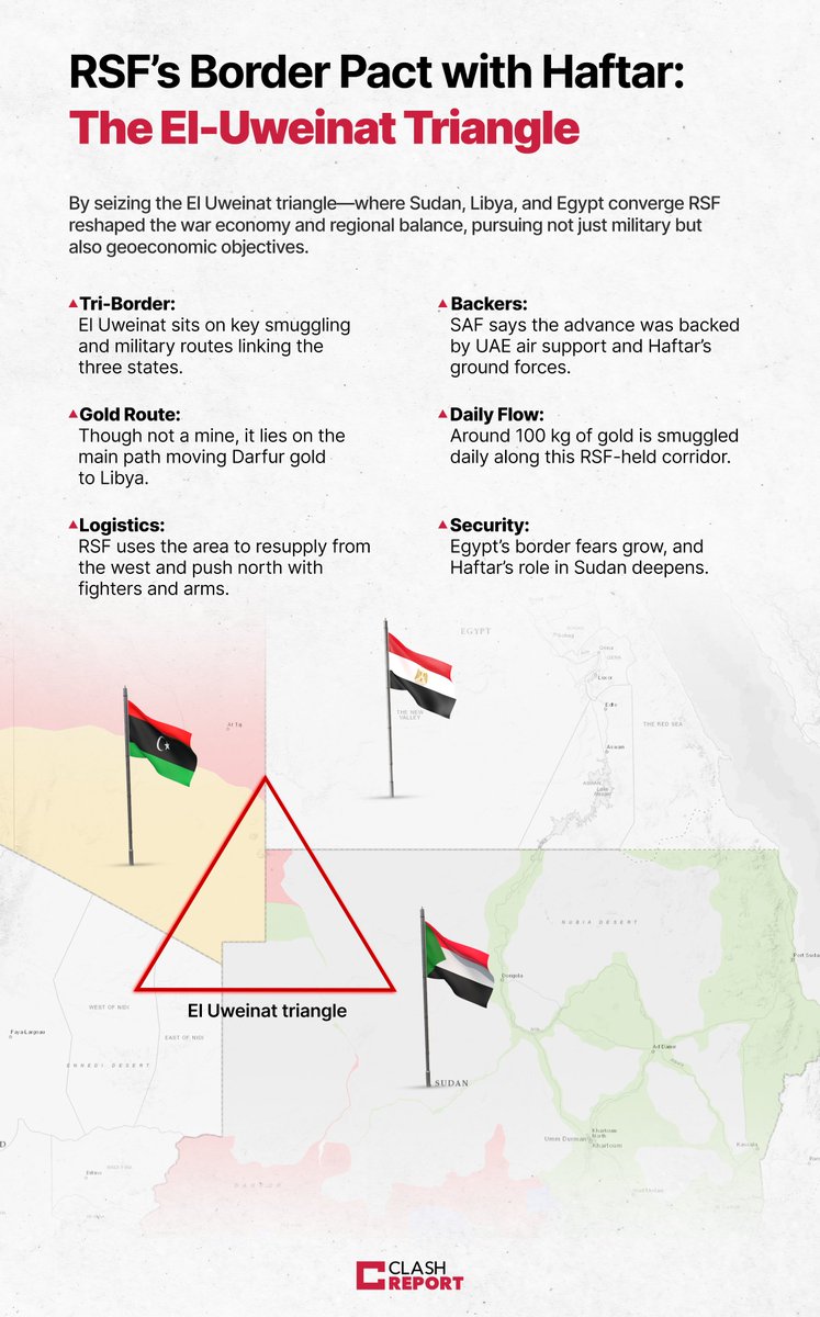 Sudan’s RSF Seize El-Uweinat Triangle Border Area With Egypt, Libya ...