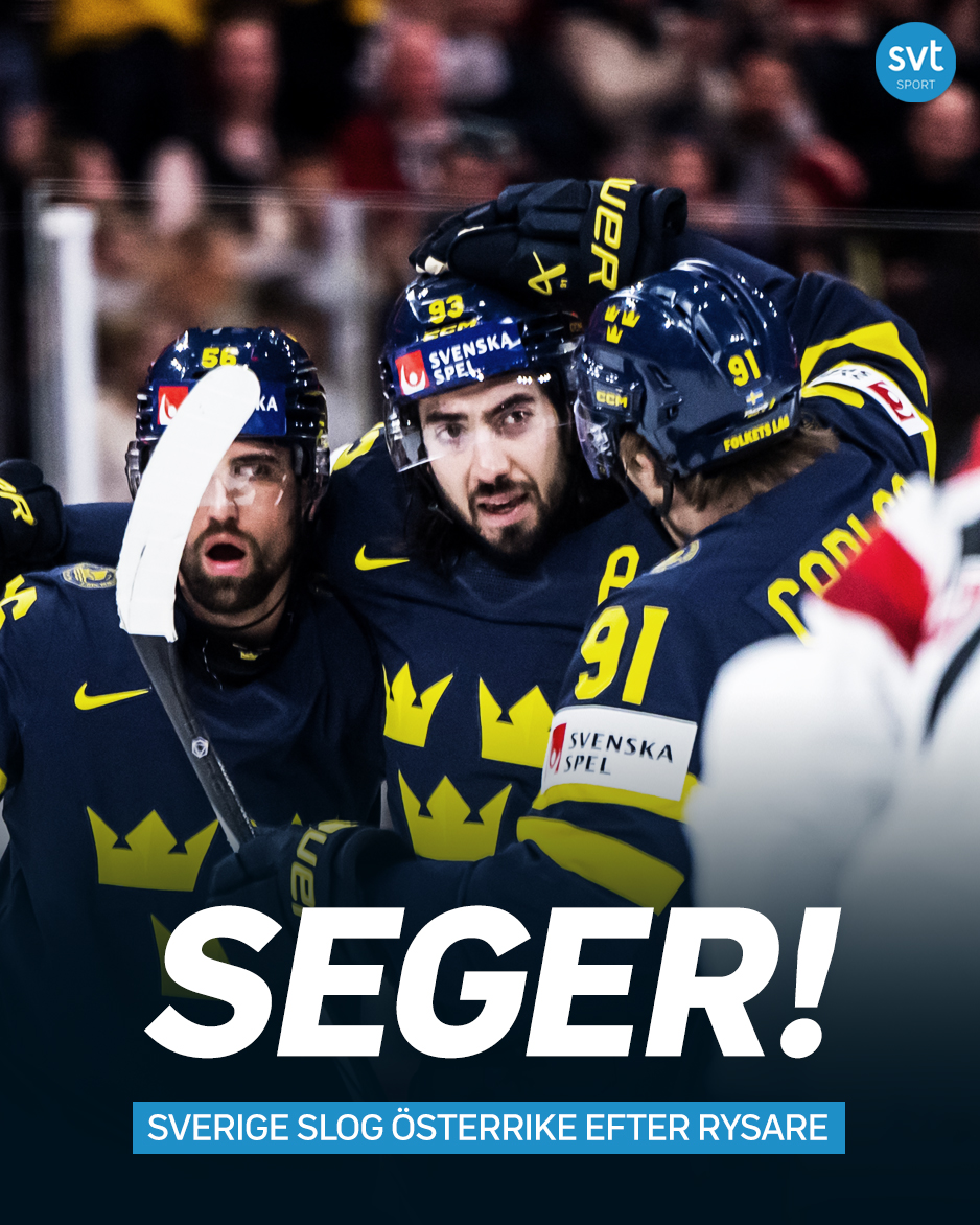 Sweden's Tre Kronor Beats Austria 2-1 at Avicii Arena for Second Win in ...