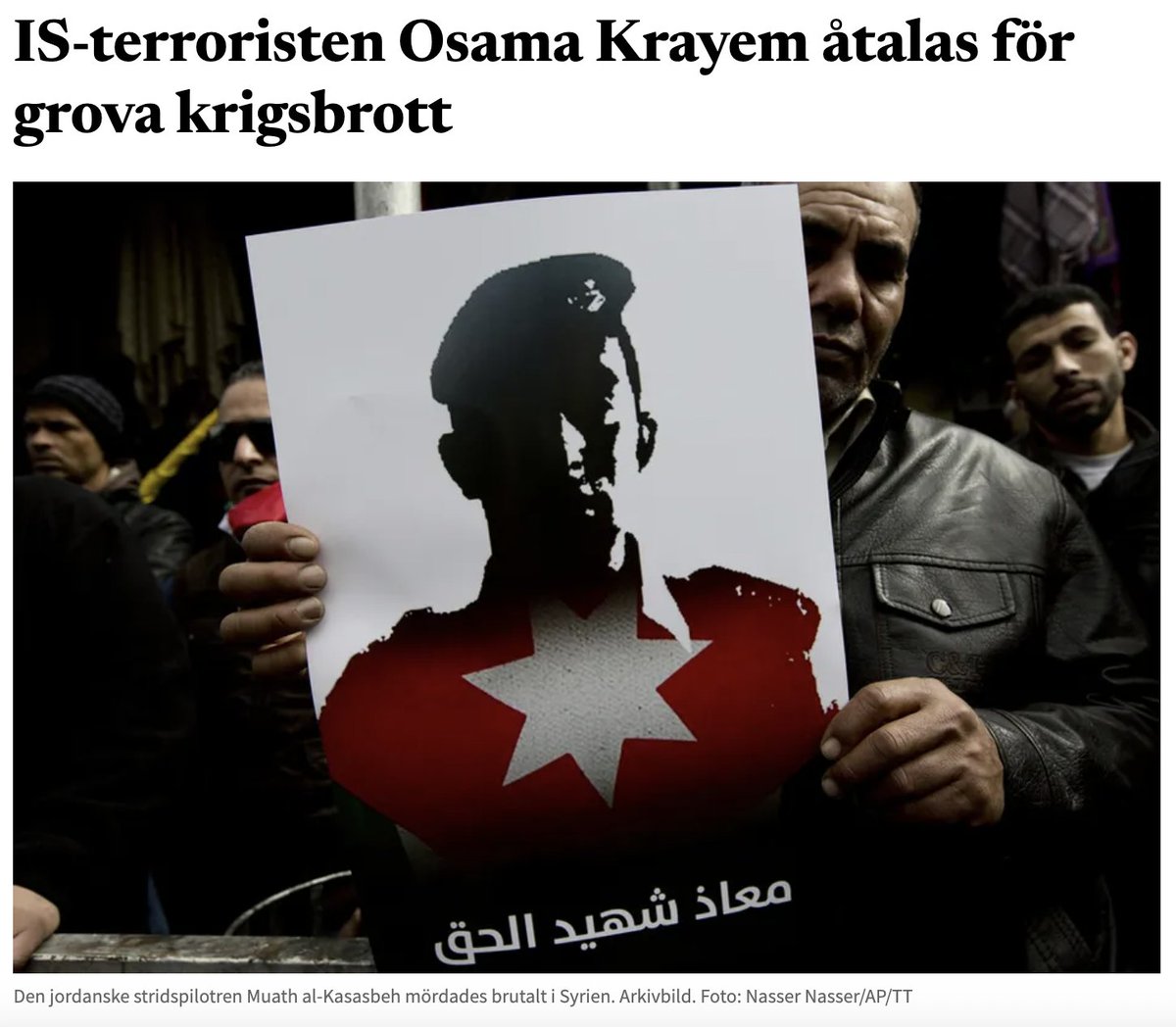 Swedish Man Osama Krayem Indicted for War Crimes in 2014 ISIS Killing ...