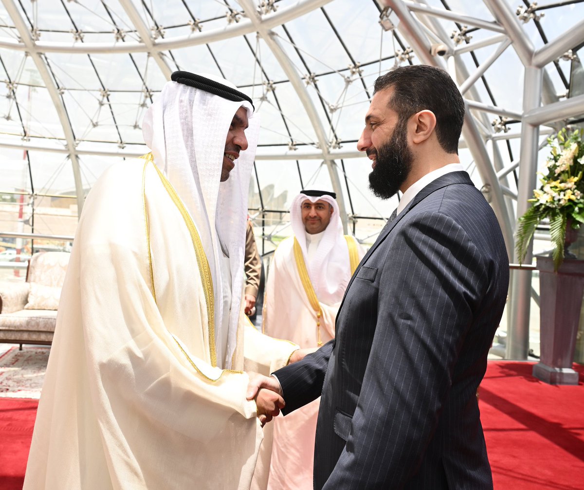 Syrian President Ahmad al-Shara Makes First Official Visit to Kuwait ...