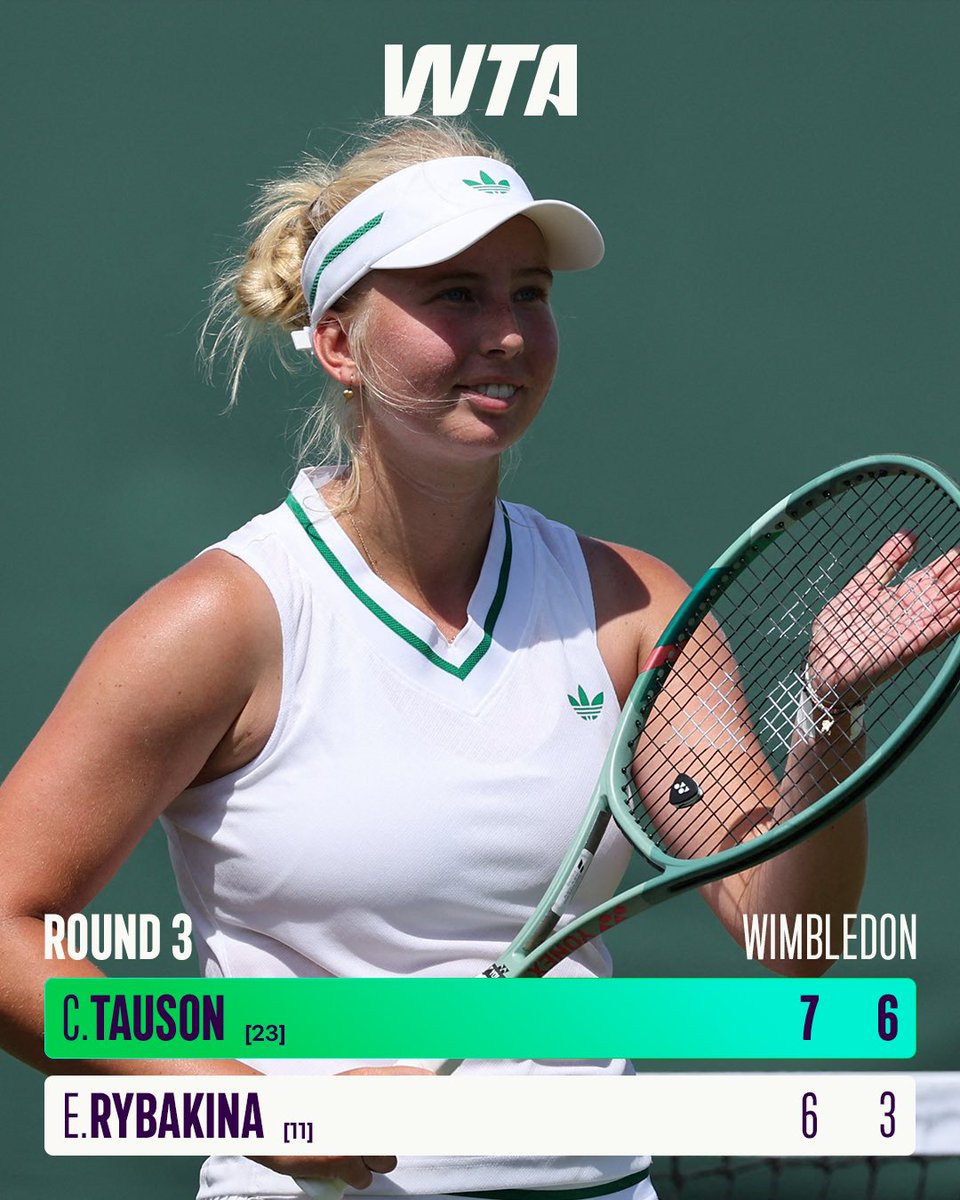 Tauson Upsets Former Champion Rybakina at Wimbledon 2025 | DeepNewz Tennis