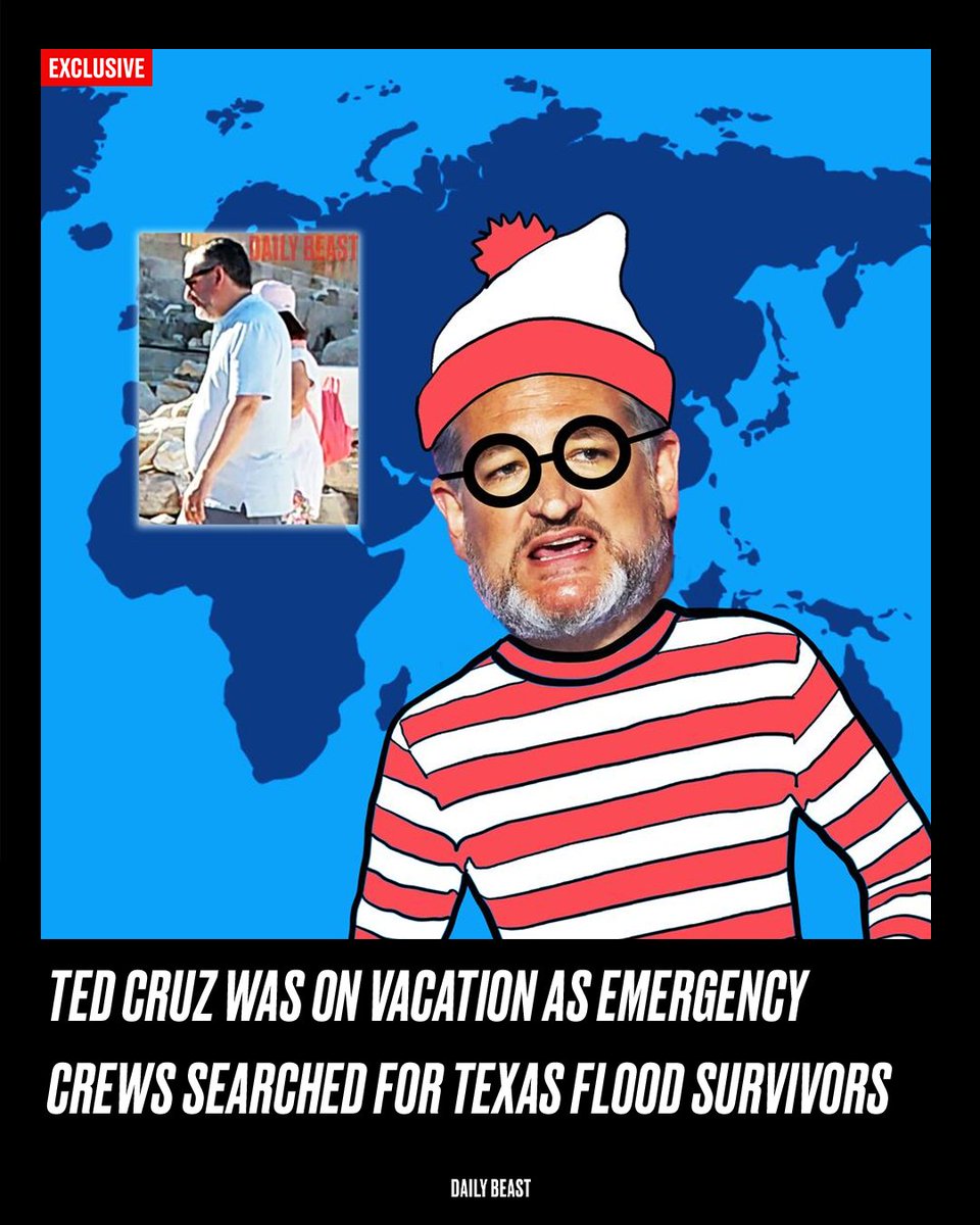 Ted Cruz Vacationed in Athens During Texas Floods That Killed 89 ...