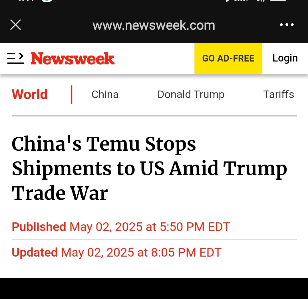 Temu and Shein Halt China-to-US Shipments After Trump Ends Tariff Loophole; Temu Shifts to U.S ...