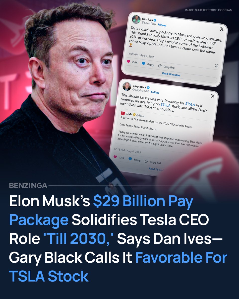 Tesla Grants Elon Musk 96 Million Shares Worth $29 Billion, Vesting in ...