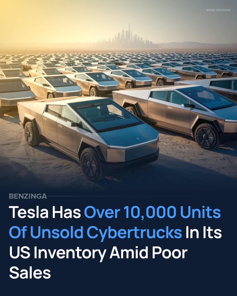 Tesla Holds Over 10,000 Unsold Cybertrucks Worth $800 Million, Rolls ...