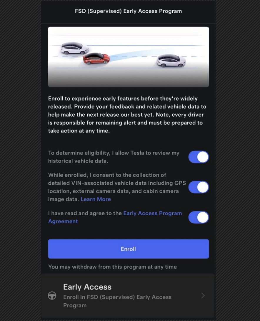 Tesla Launches FSD (Supervised) Early Access Program in the U.S. for ...