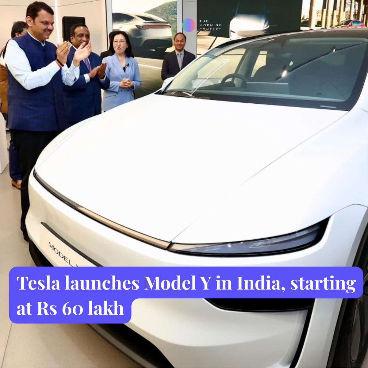 Tesla Opens First India Showroom, Lists Model Y at Rs 60 Lakh ...