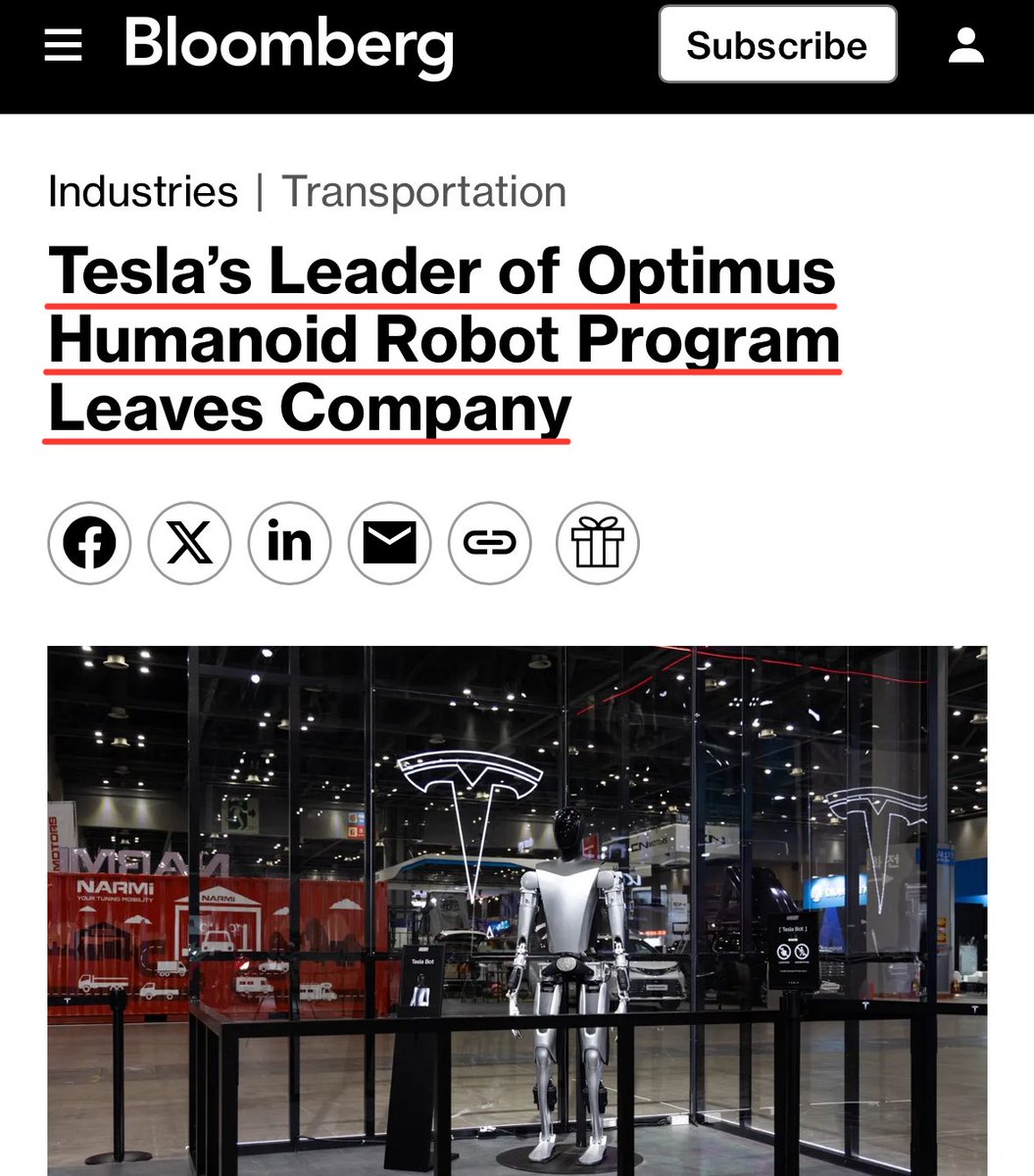 Tesla's Optimus Robot Division Chief Milan Kovac Departs, Ashok ...