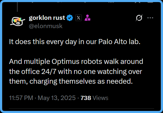 Tesla's Optimus Robots Operate 24/7 Unsupervised at Palo Alto Lab ...