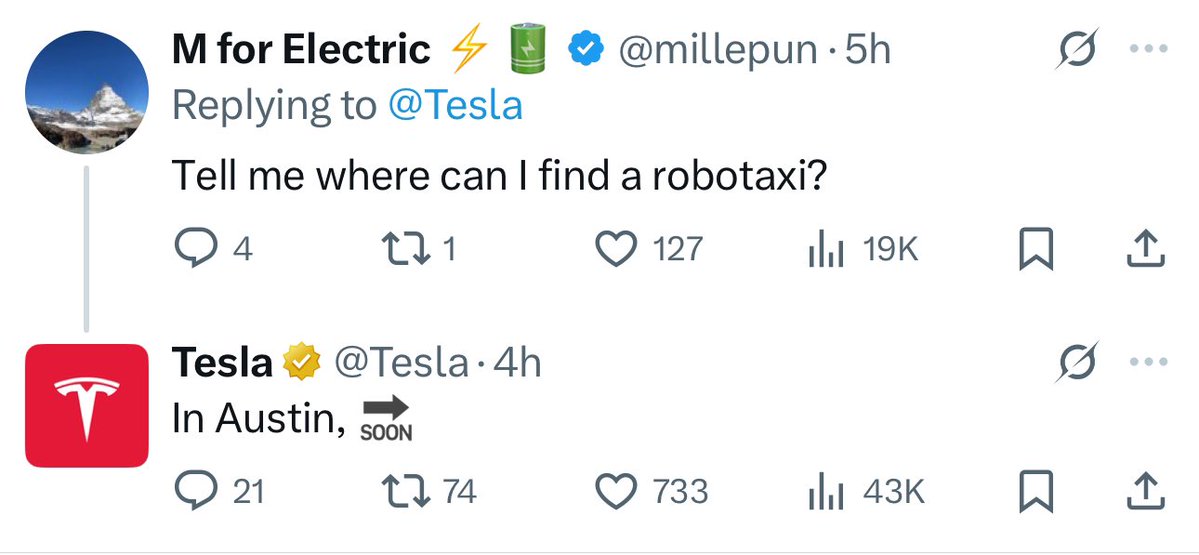 Tesla to Launch Unsupervised FSD Robo Taxi Service in Austin, Texas by ...