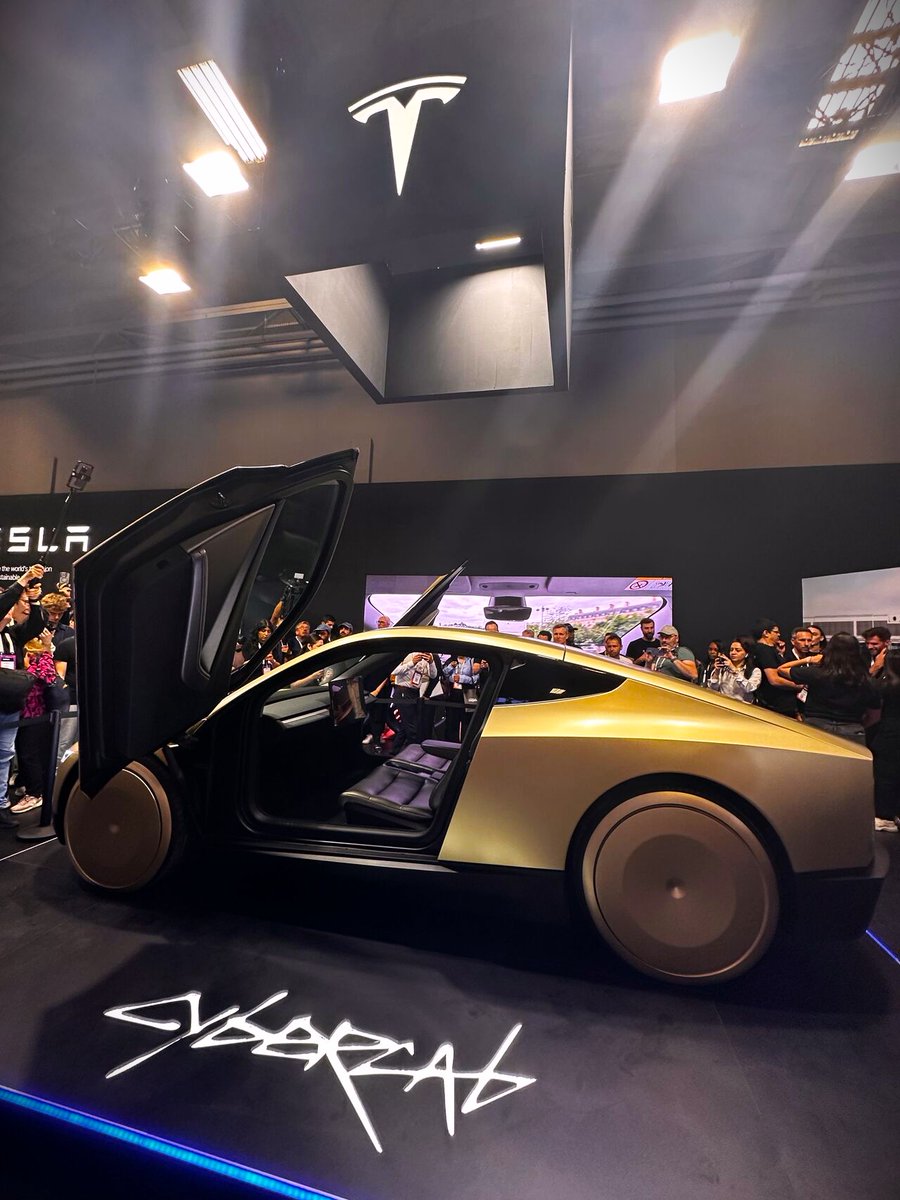 Tesla Unveils $30,000 Cybercab Robotaxi at VivaTech 2025, Driverless ...