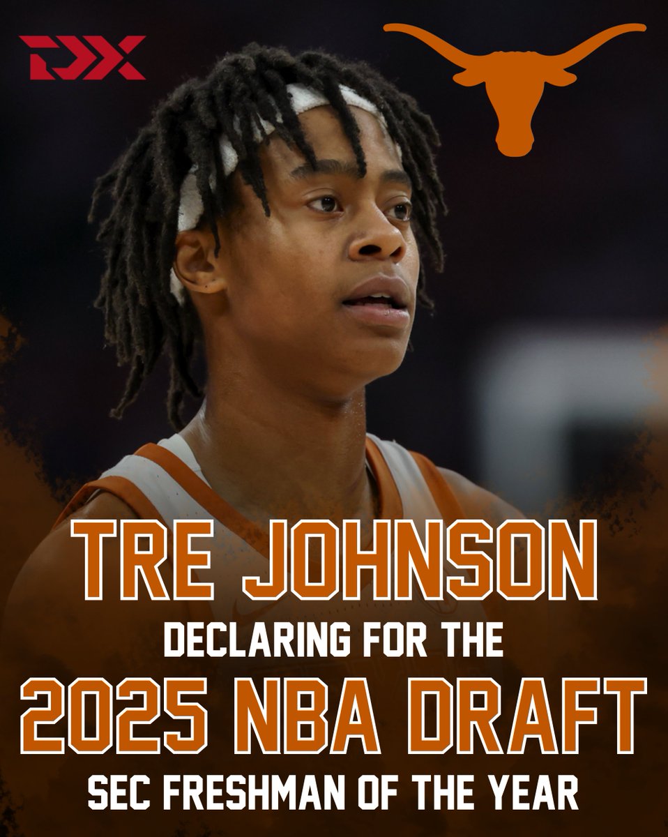 Texas Freshman Tre Johnson, SEC Freshman of the Year, Declares for 2025 ...