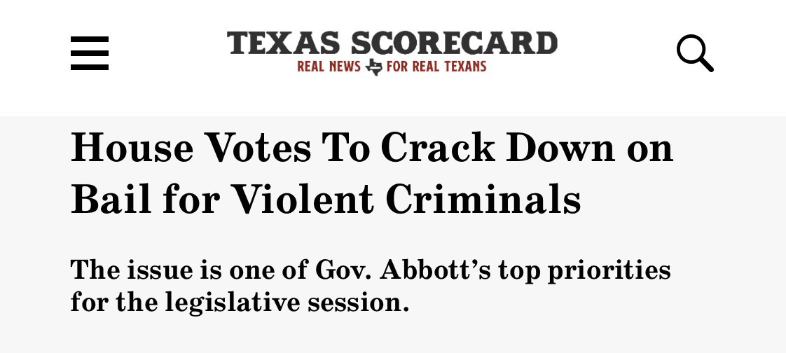 Texas House Advances SJR 5 and SB 9 in Bail Reform Package, Addressing ...