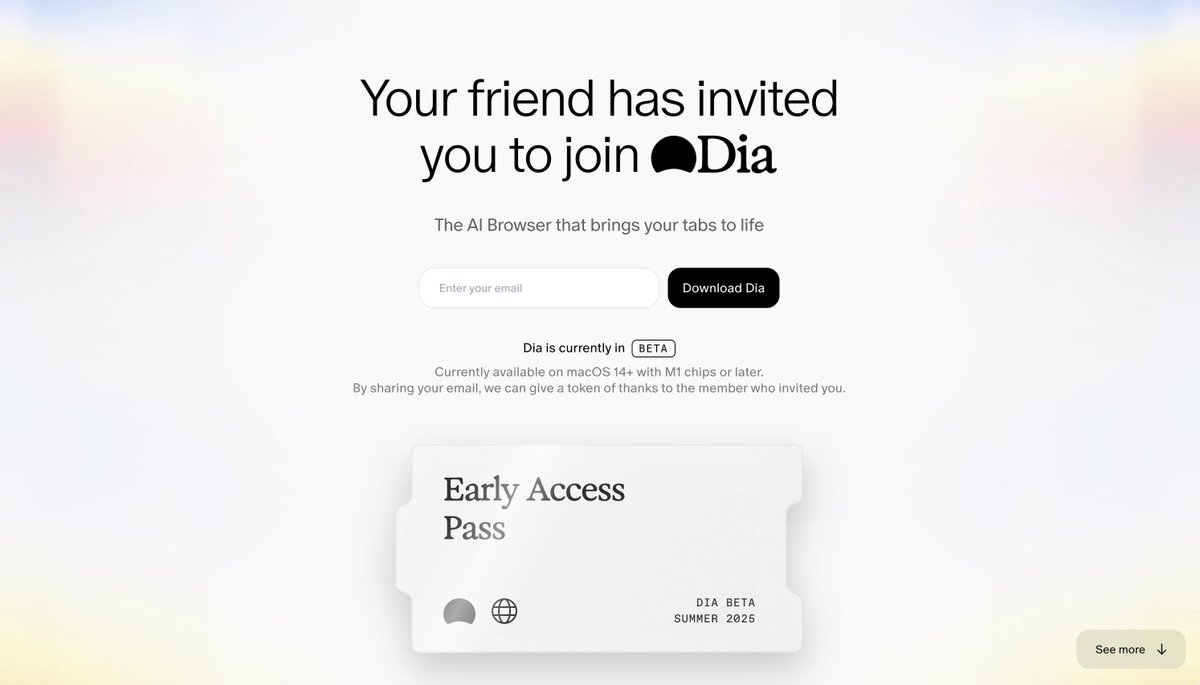 The Browser Company Launches Dia, an AI-First Browser, in Beta for Arc ...