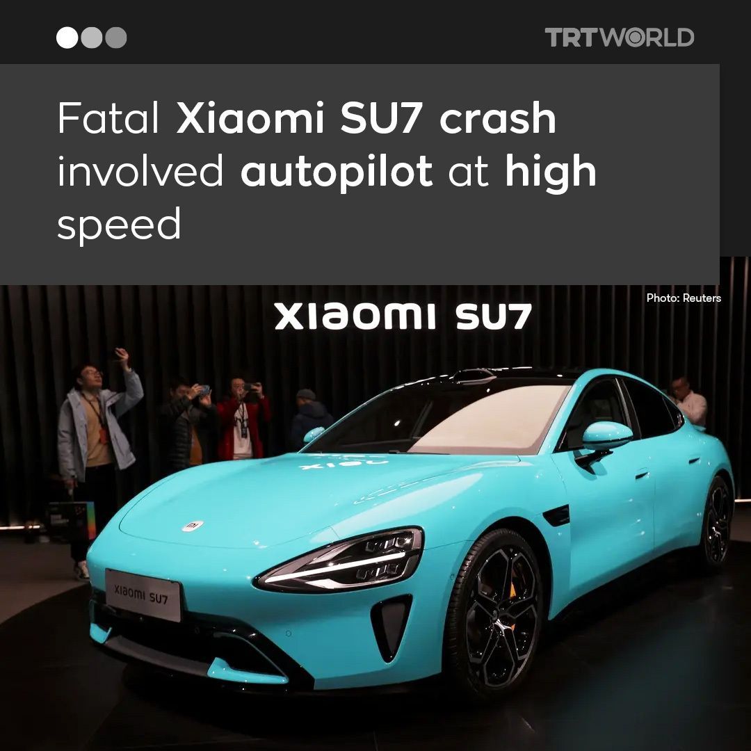 Three Young Women Killed in Xiaomi SU7 Crash at 116 km/h on Chinese Expressway, Shares Fall 5.5% ...
