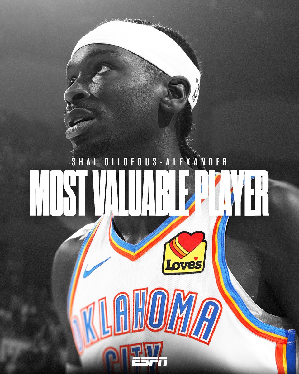 Thunder’s Shai Gilgeous-Alexander Wins 2024-25 NBA MVP After League-Best 68-Win Season ...