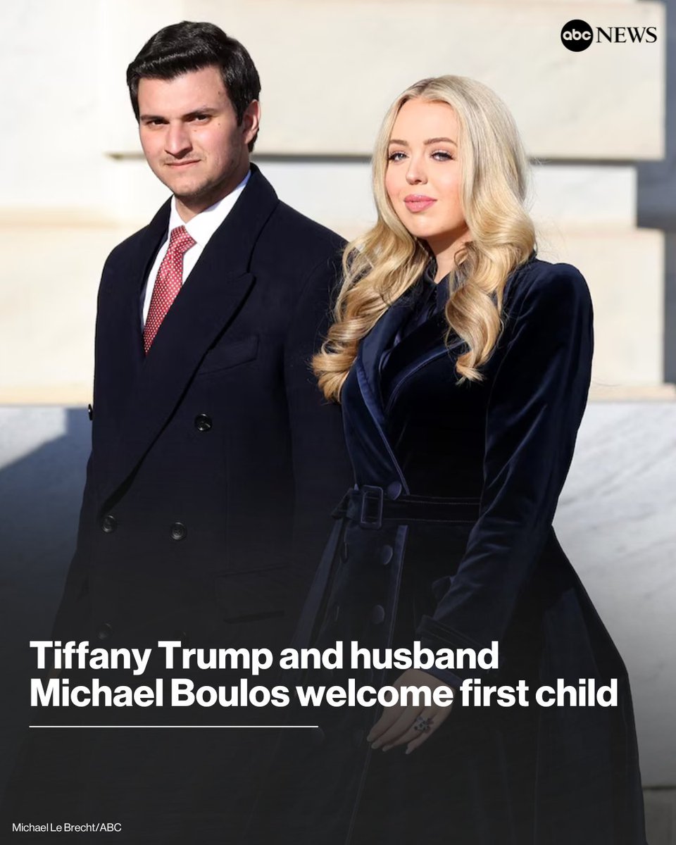 Tiffany Trump and Michael Boulos Welcome First Child, Alexander Trump ...