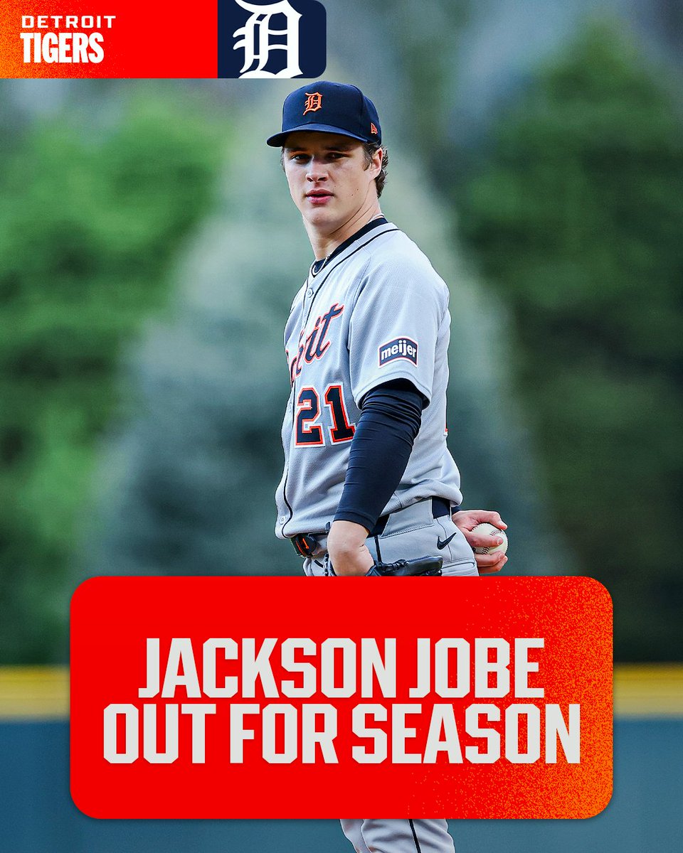 Tigers Prospect Jackson Jobe to Undergo Tommy John Surgery, Out for ...