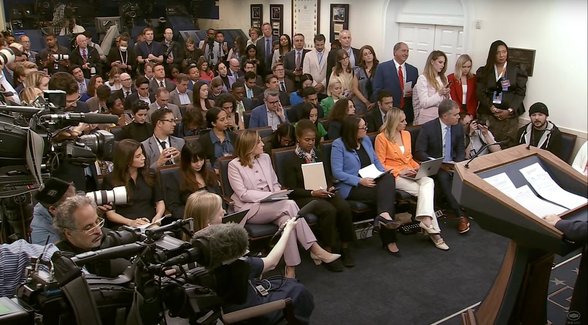 Tim Pool Criticizes Media at White House Briefing, Karoline Leavitt ...