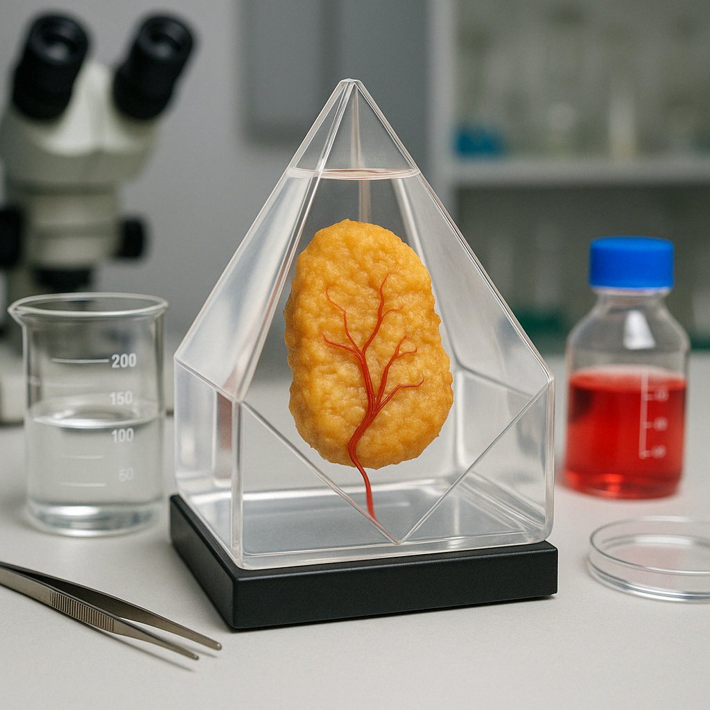 Tokyo Team Grows 11-Gram, 7cm Lab Chicken Nugget Using Artificial Veins ...