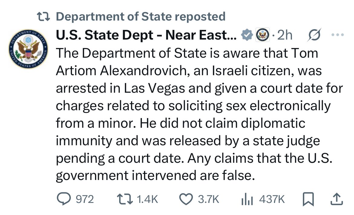 Tom Artiom Alexandrovich, Israeli Cyber Official Arrested in Vegas ...