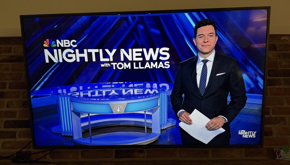 Tom Llamas, 45, Named First Latino Weeknight Anchor and Managing Editor of NBC Nightly News ...