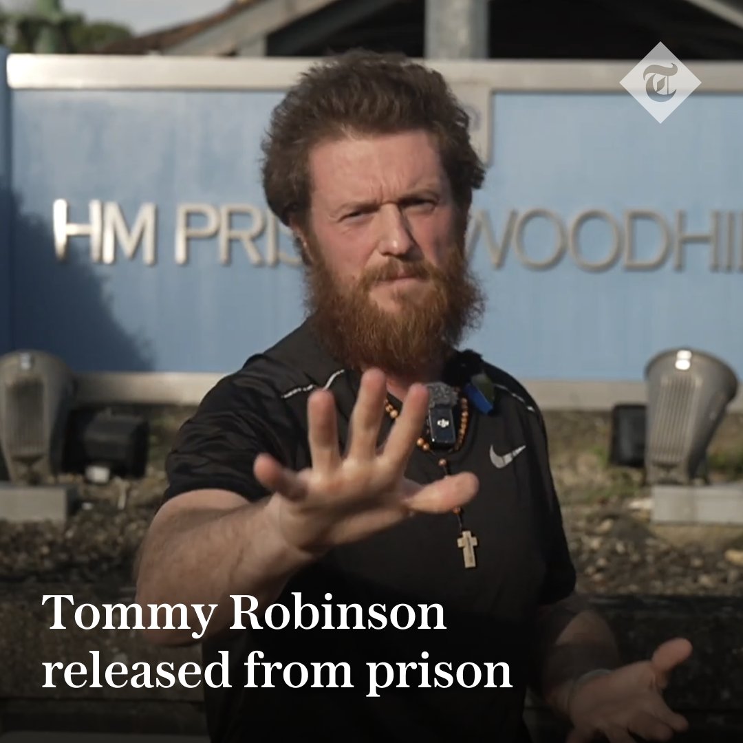 Tommy Robinson Freed Four Months Early, Plans London Free-Speech Rally ...