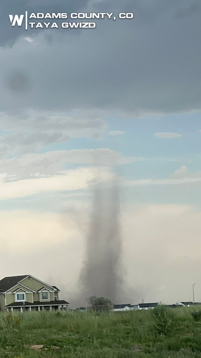 Tornado Warning in Adams County and Landspout Near Denver Airport ...