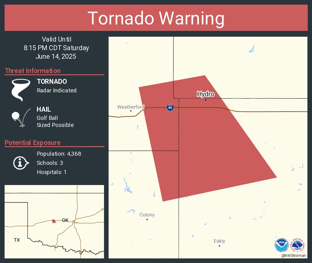 Tornado Warnings and Severe Storms Hit Texas, Minnesota, Oklahoma With ...