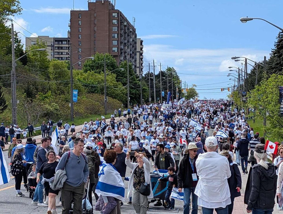 Toronto's 56th Walk with Israel Draws Record 56,000, Amid Bubble Zone ...