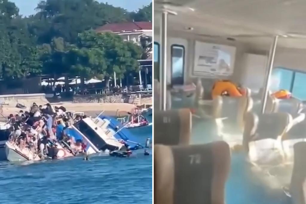 Tourist Ferry Carrying 89 Capsizes Off Bali Coast After High Waves ...