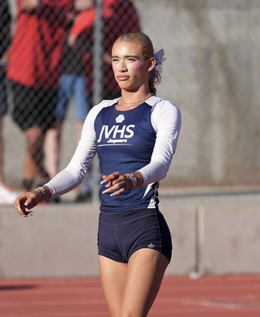 Transgender Athlete AB Hernandez Wins Girls’ Triple Jump 41'4" at California CIF Finals; Texas ...