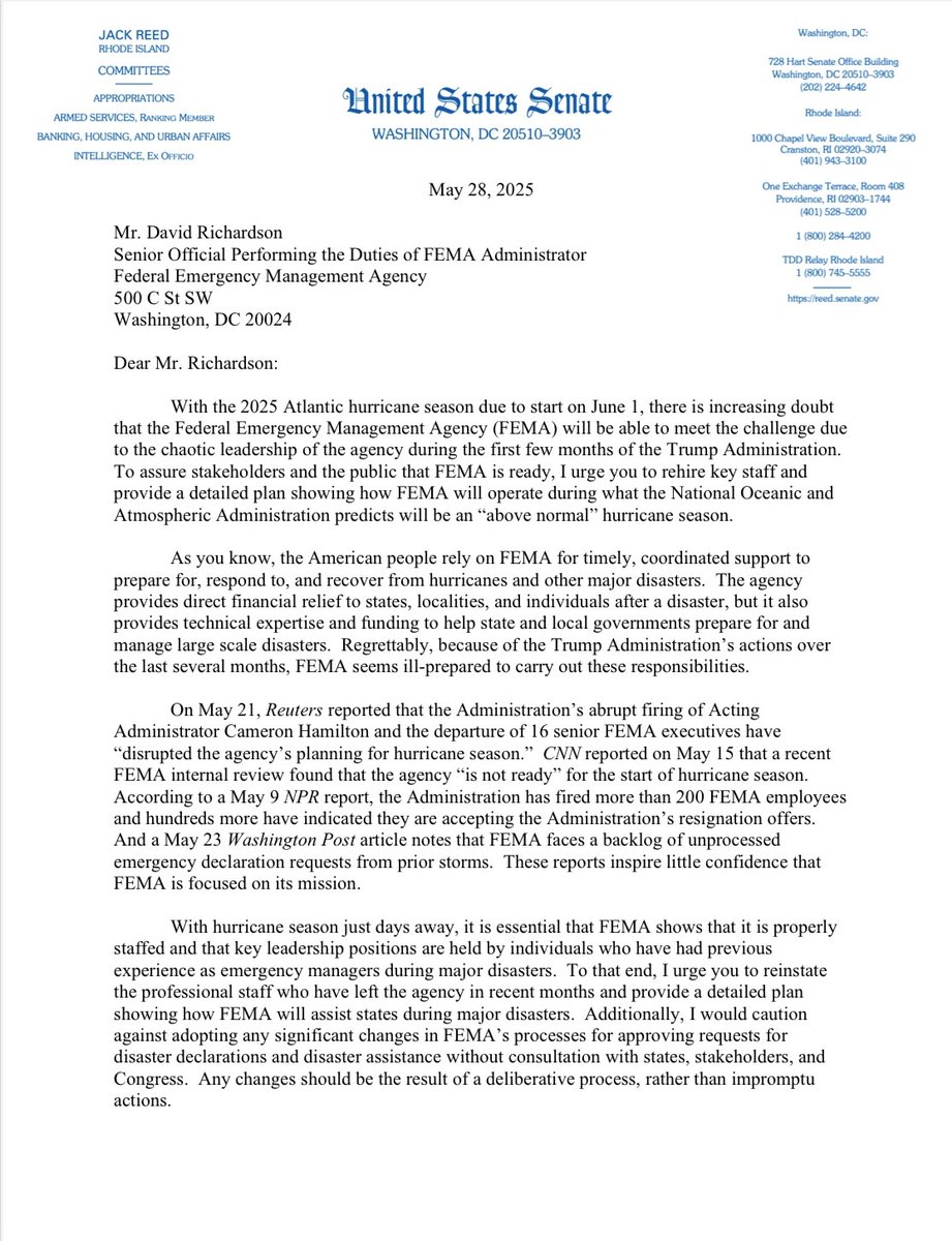 Trump Administration Cuts $646 Million From FEMA Budget, Slashes Flood ...