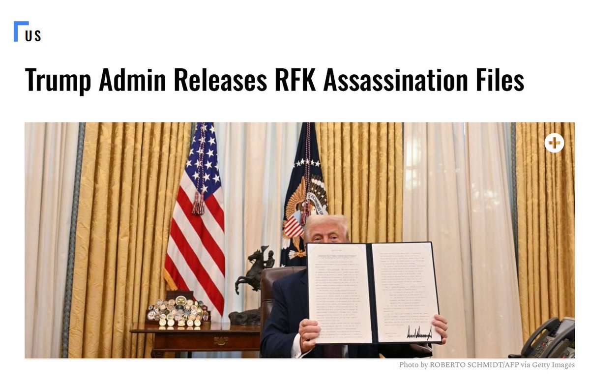 Trump Administration Releases 10,000 Pages of RFK Assassination Files ...