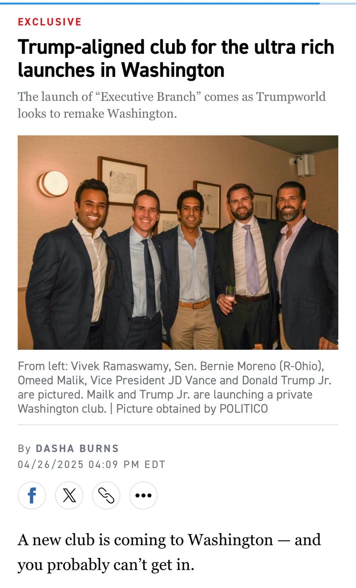 Trump-Aligned Executive Branch Club Launches in Washington With ...