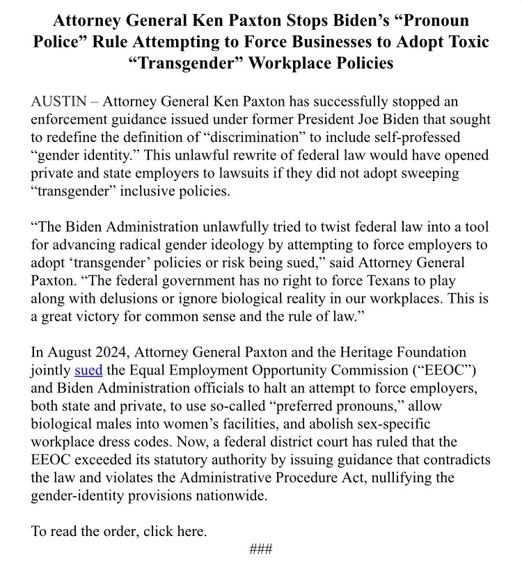 Trump-Appointed Judge Strikes Down Biden-Era EEOC Guidance on ...