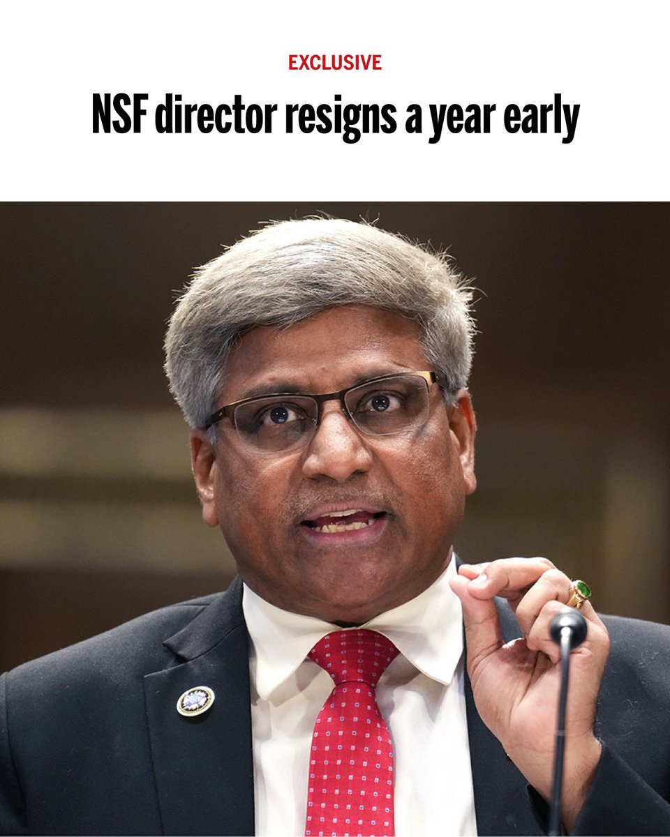 Trump-Appointed NSF Director Sethuraman Panchanathan Resigns Amid Grant ...