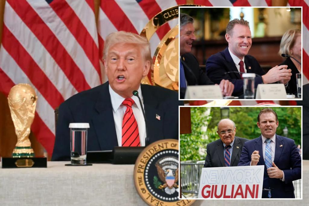 Trump Appoints Andrew Giuliani to Lead 2026 FIFA World Cup Task Force, Co-Hosted by US, Mexico ...