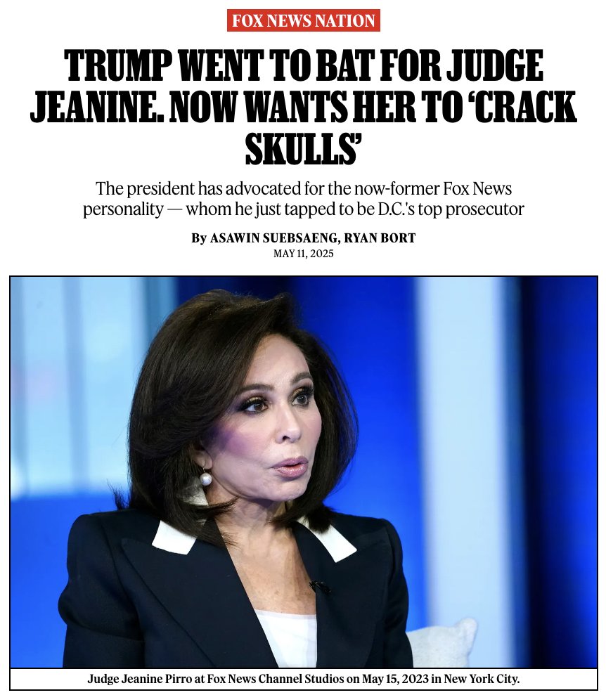 Trump Appoints Fox News Host Jeanine Pirro as Acting U.S. Attorney for D.C. Amid January 6 ...