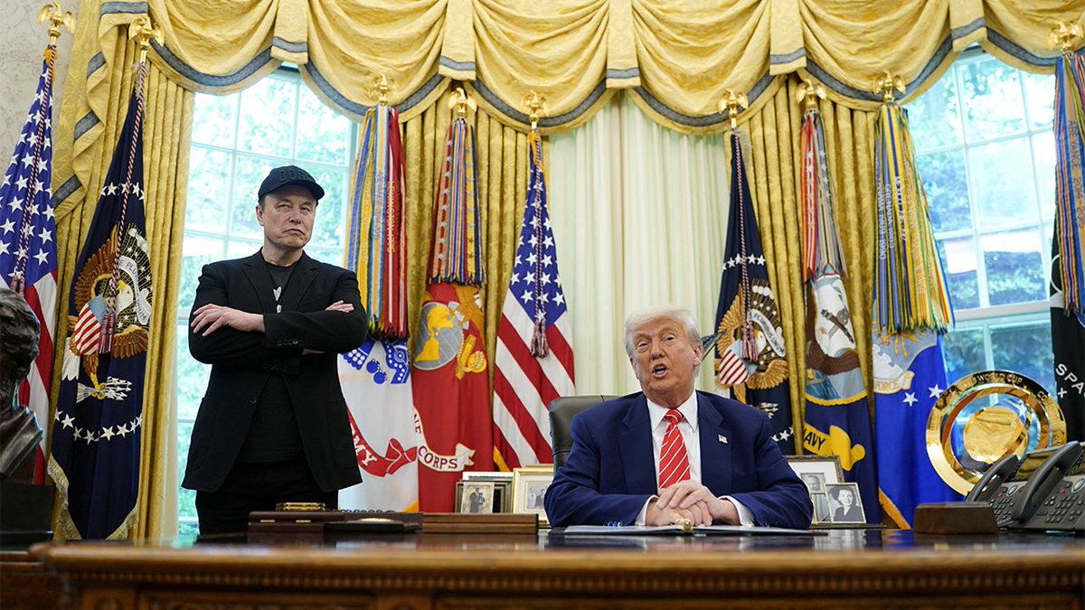 Trump Bids Farewell to Elon Musk as DOGE Chief, Announces Gallery ...