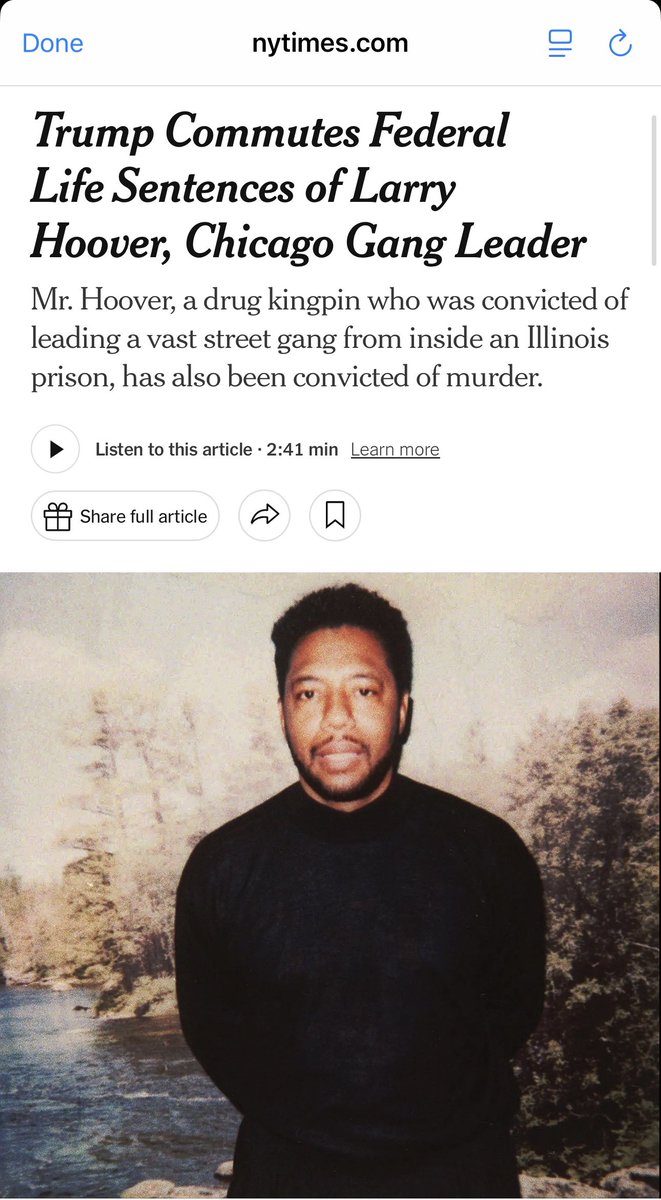 Trump Commutes Gangster Disciples Founder Larry Hoover, Pardons Rapper ...