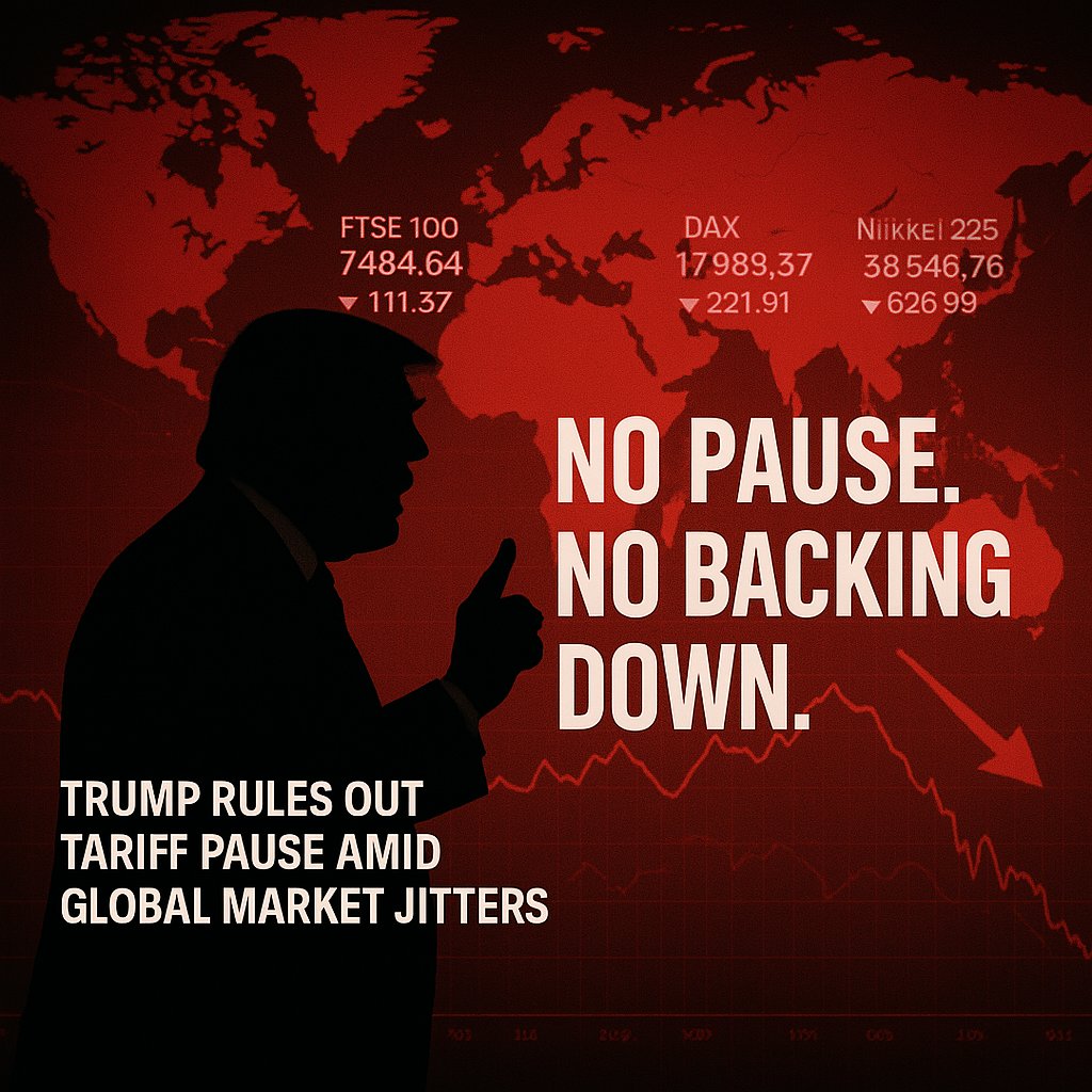 Trump Confirms No Pause on New Tariffs Set for April 9, Open to ...