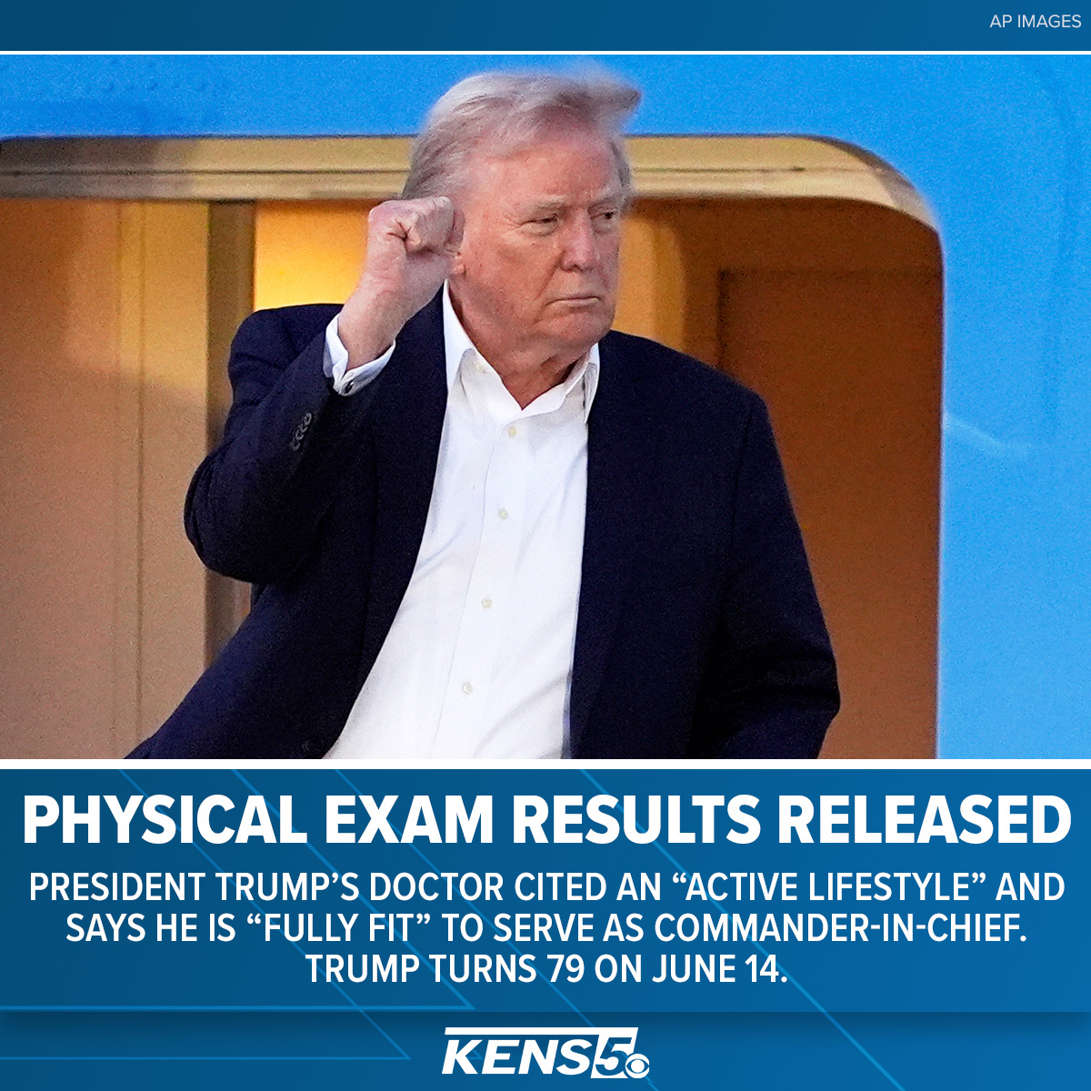 Trump Deemed in Excellent Health After Annual Physical Exam | DeepNewz ...
