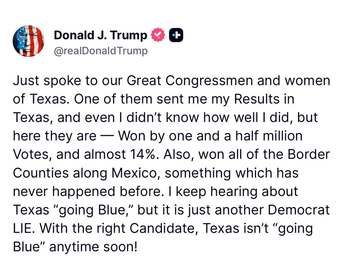 Trump Dismisses Talk of Texas Turning Blue Ahead of Redistricting ...